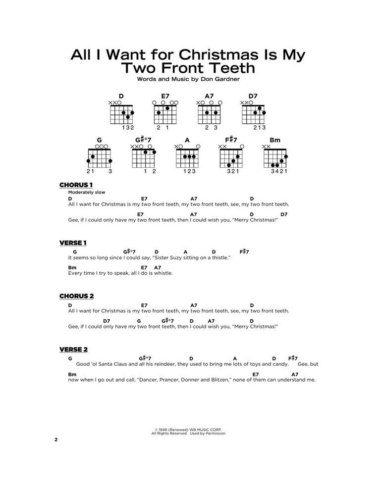 Christmas Songs - Really Easy Guitar Series