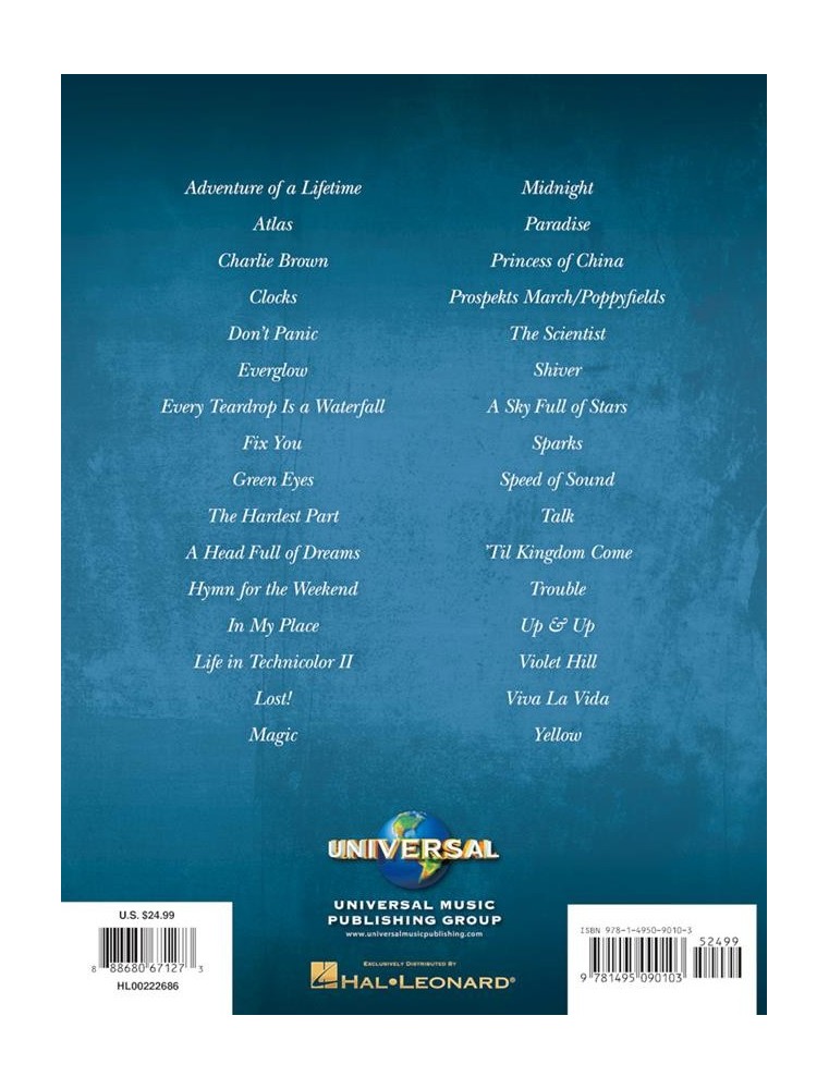 Coldplay Sheet Music Collection